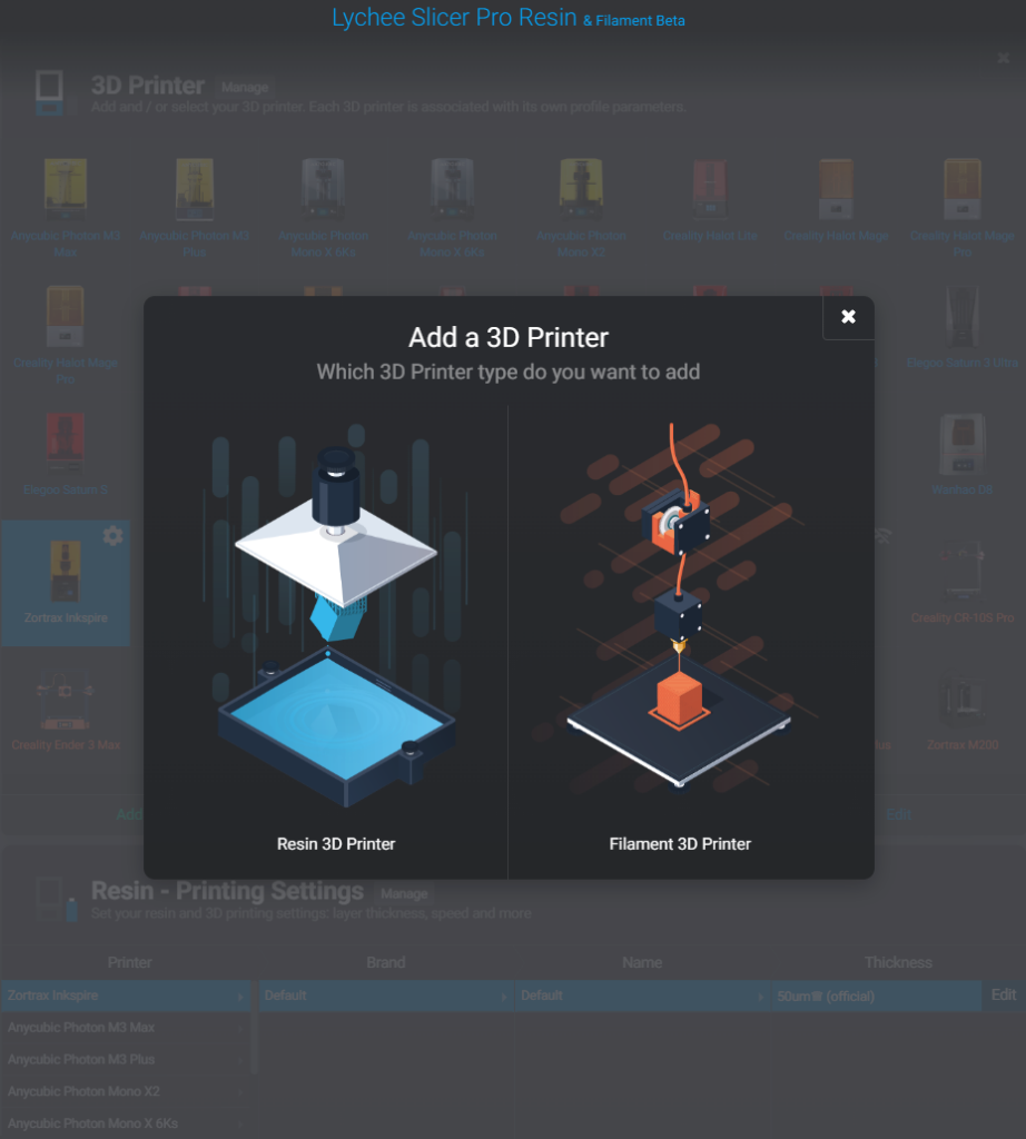 3D Printers Compatibility List – Lychee Documentation