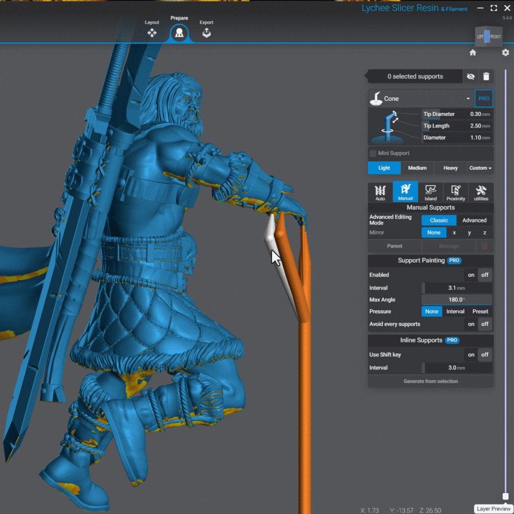 Manual Supports – Lychee Documentation