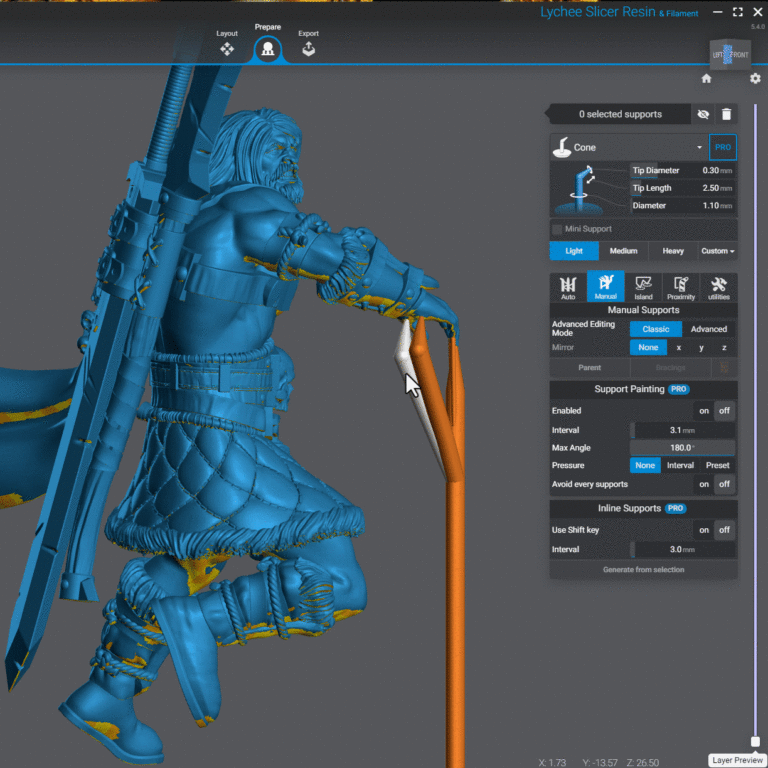 Manual Supports – Lychee Documentation
